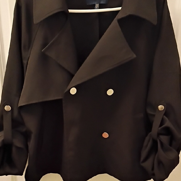 RACHEL Rachel Roy | Jackets & Coats | Rachel Rachel Roy Black Trench ...